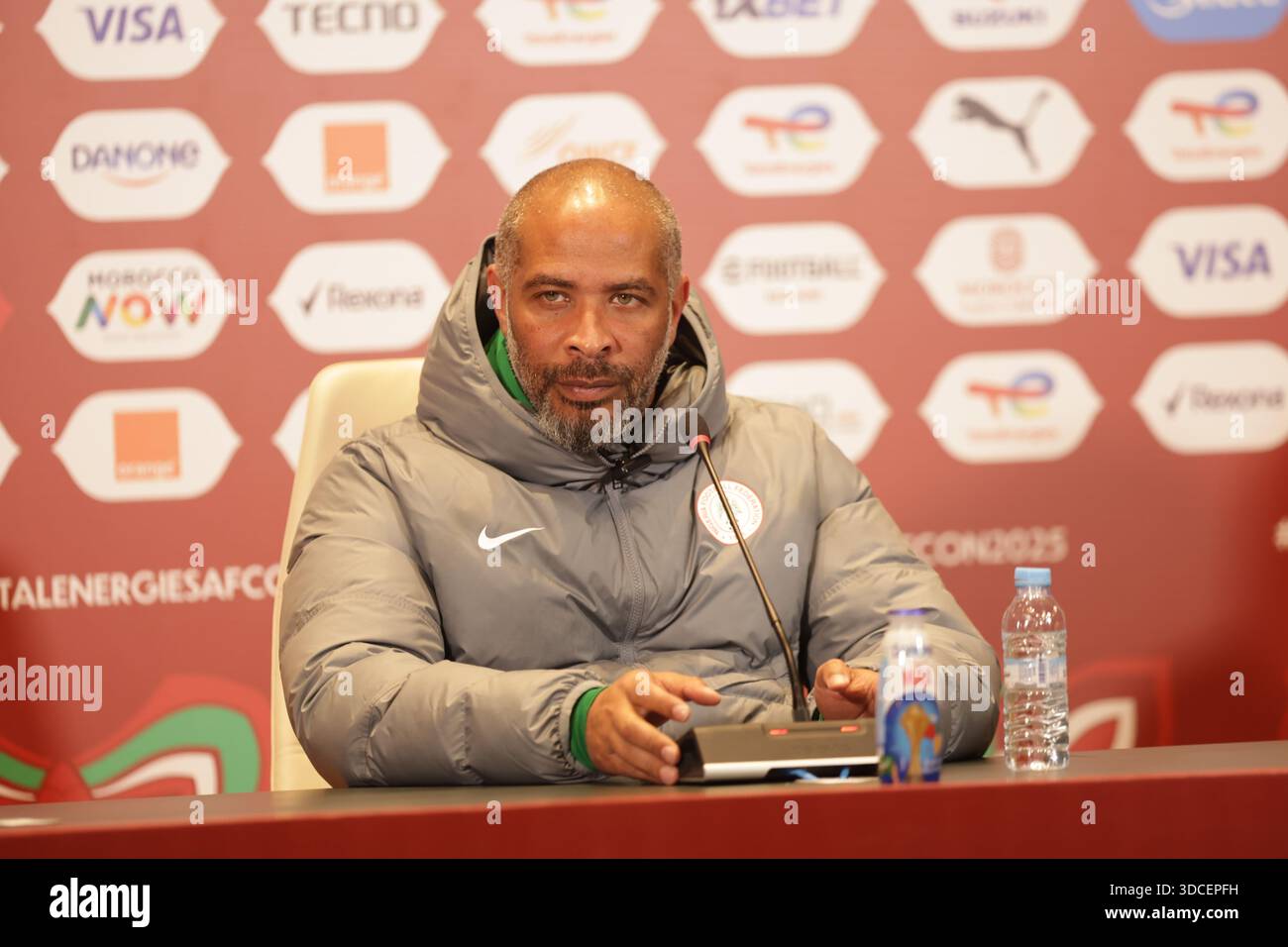 Fes, Morocco. 22nd Dec, 2025. Eric Chelle at Super Eagles press ...