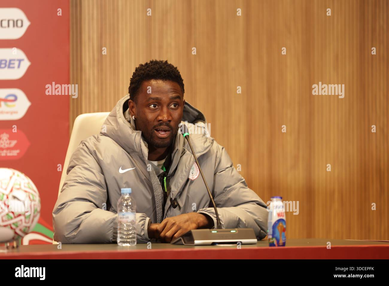 Fes, Morocco. 22nd Dec, 2025. Wilfred Ndidi at Super Eagles press ...