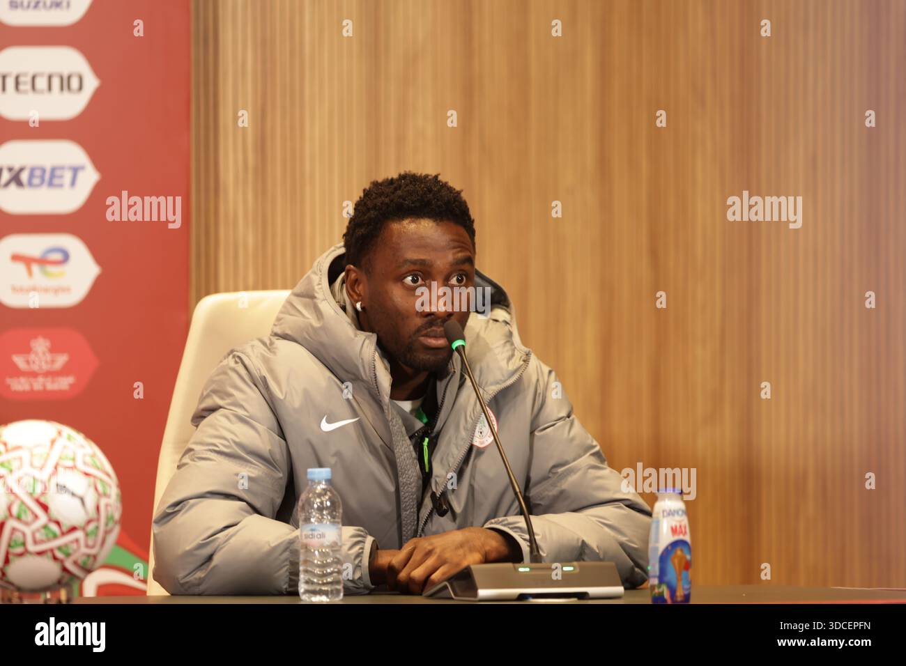 Fes Fes, Morocco. 22nd Dec, 2025. Wilfred Ndidi at Super Eagles press ...