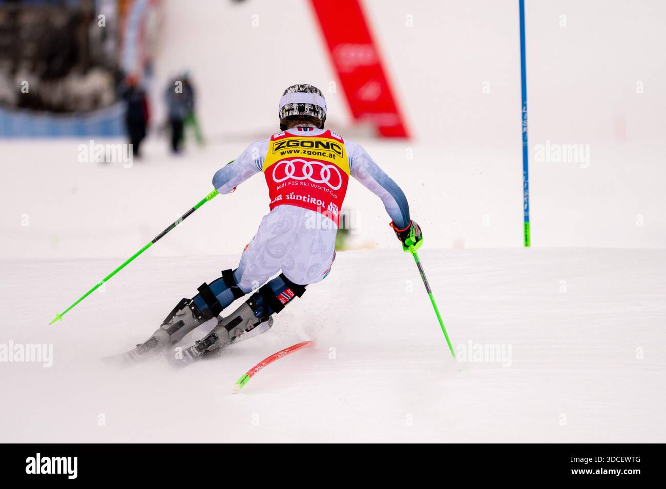 Timon Haugan (NOR) during his slalom race during 2026 Audi FIS Ski ...