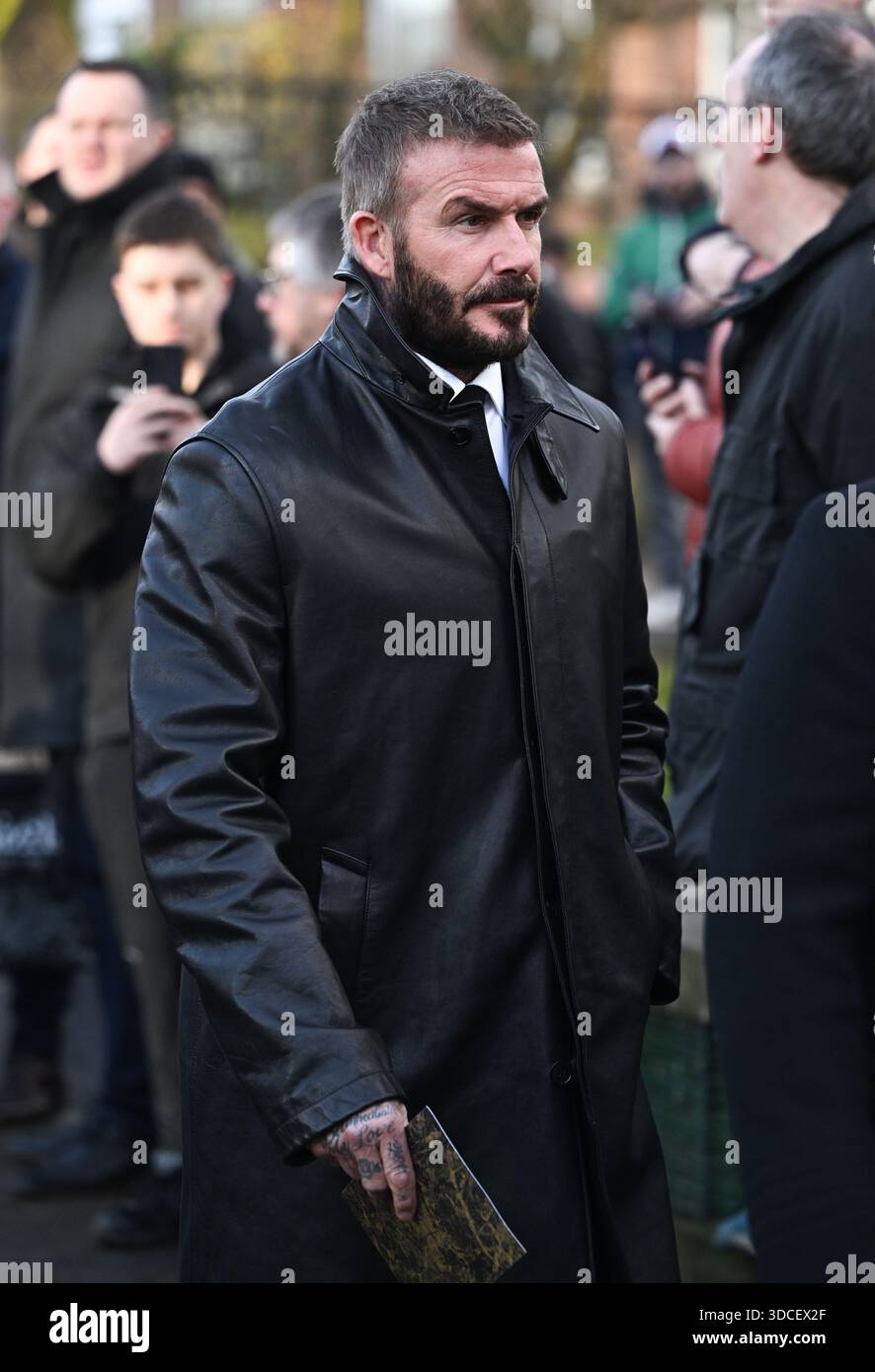 Manchester, UK. December 22nd, 2025. David Beckham attending the ...