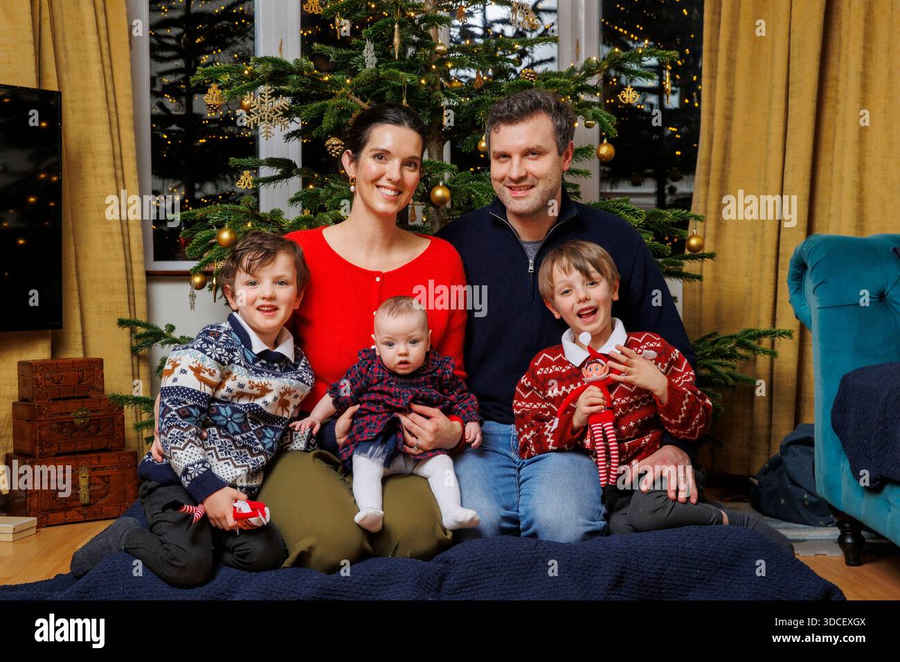 Marie Louise and Jaimie Coburn, with their daughter Fiadh who was born ...