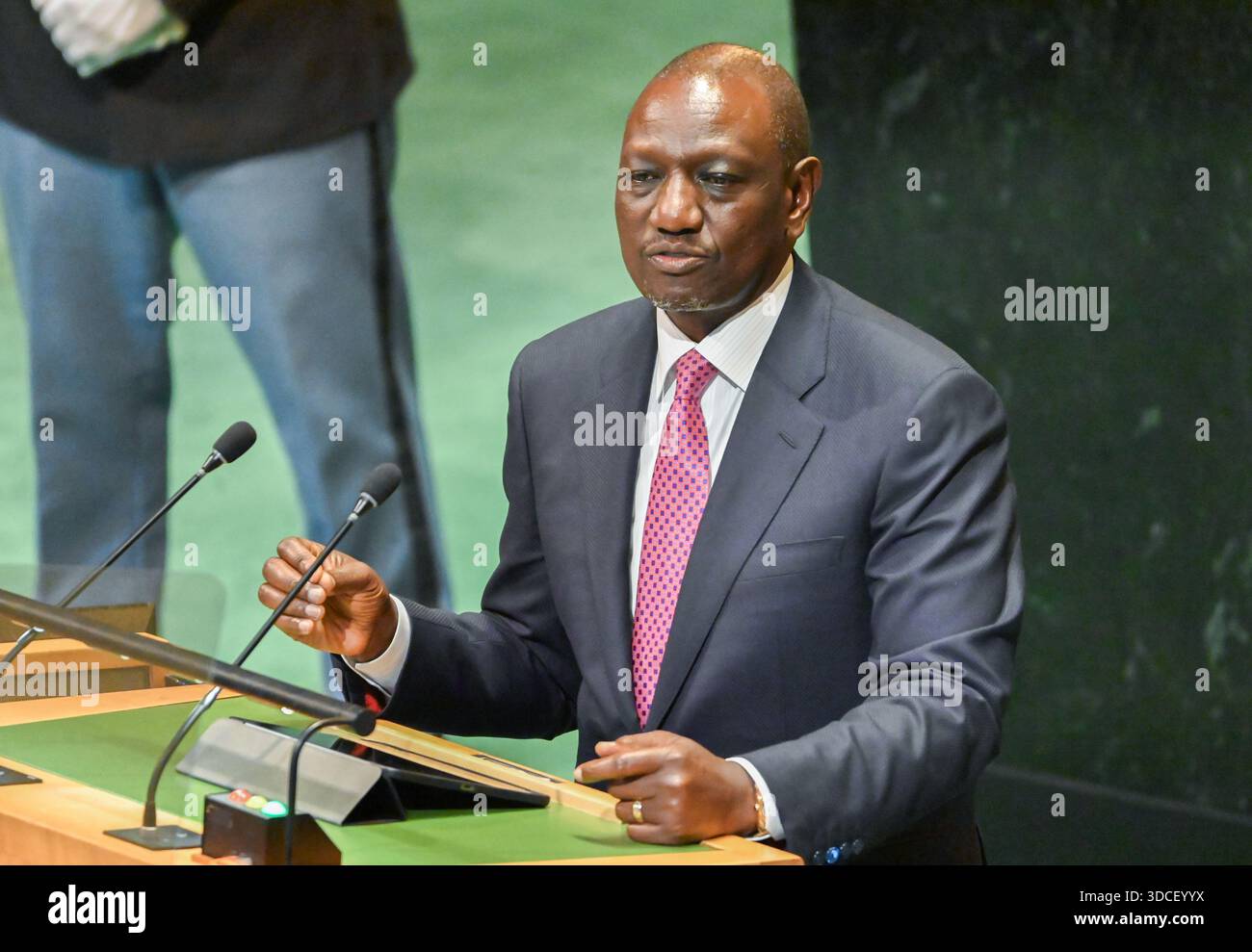 President William Samuel Ruto of Kenya addresses the United Nations ...