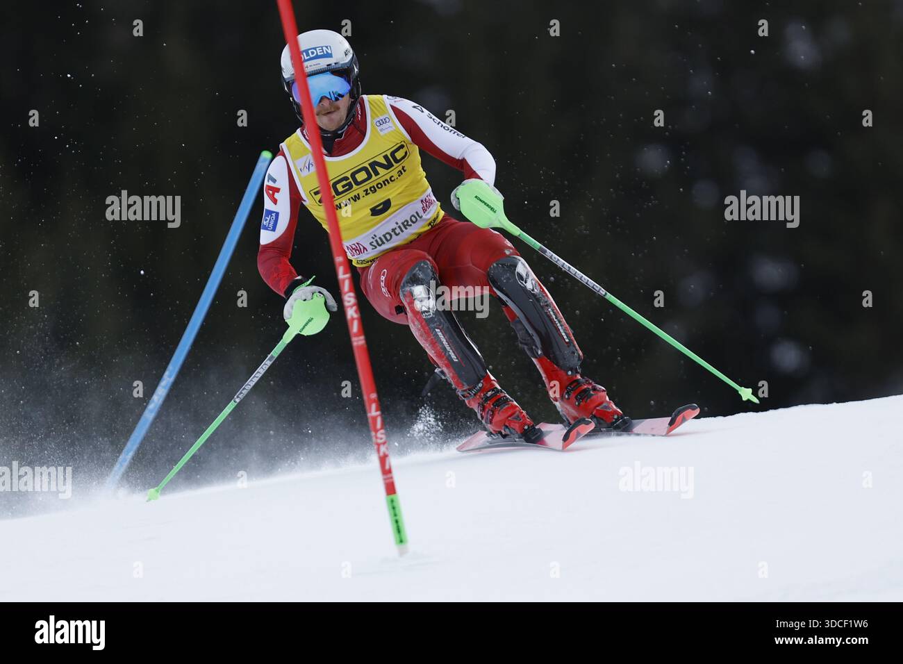 GSTREIN FABIO (AUT) Atomic during the AUDI FIS Ski World Cup 2025/26 - Alta Badia - Men's Slalom ...