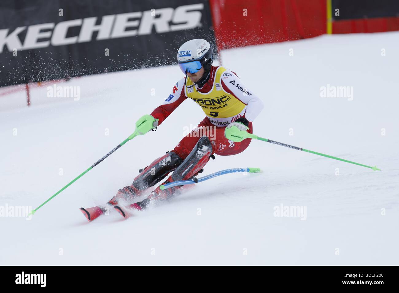 GSTREIN FABIO (AUT) Atomic during the AUDI FIS Ski World Cup 2025/26 - Alta Badia - Men's Slalom ...