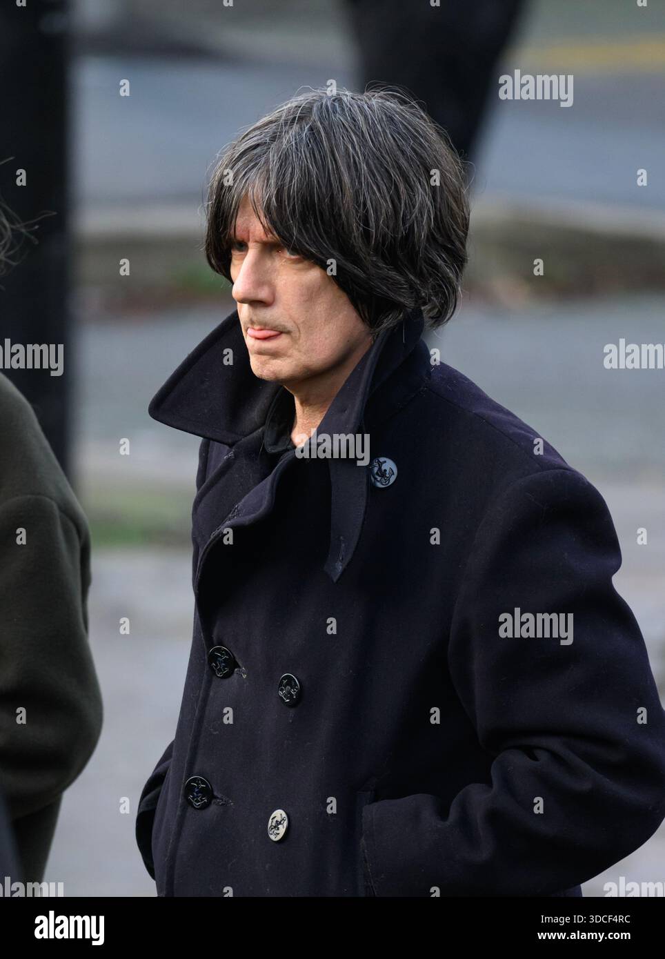 Manchester, UK. December 22nd, 2025. John Squire attending the funeral ...