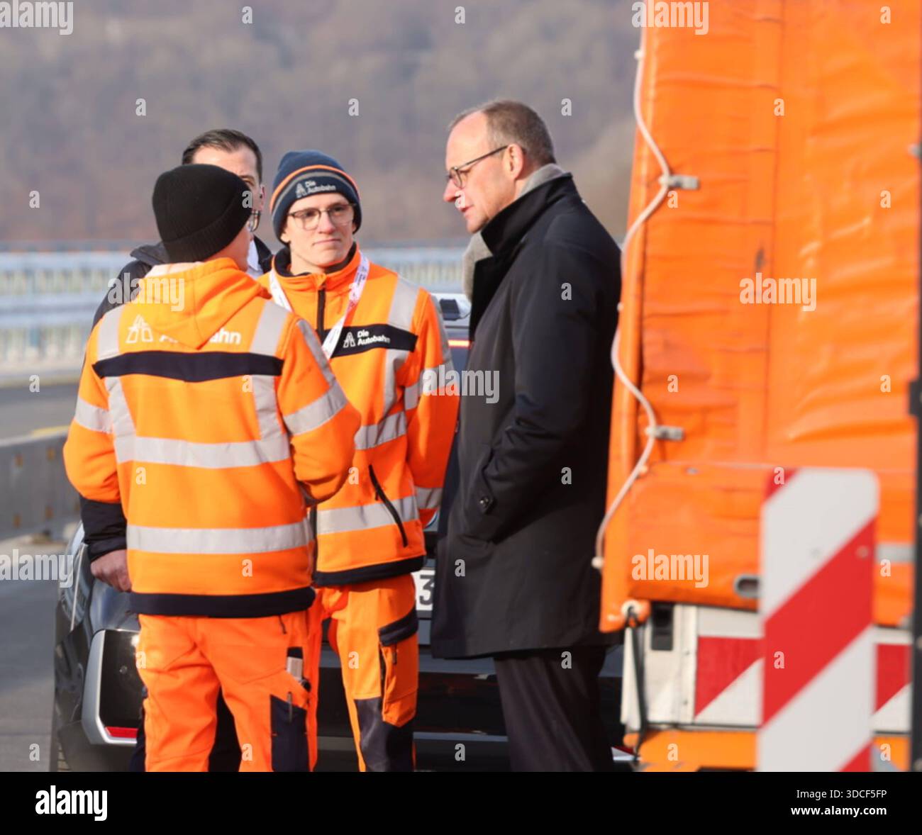 Talbruecke Merz 22.12.2025, germany, Luedenscheid, Rahmedetalbruecke ...