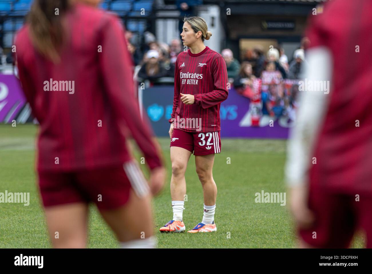 Sutton, UK. 21st Dec 2025. Kyra Cooney-Cross of Arsenal Women before ...
