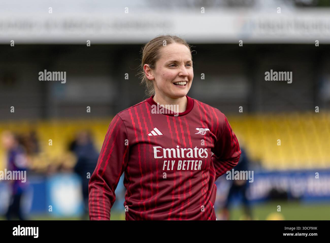 Sutton, UK. 21st Dec 2025. Kim Little of Arsenal Women before the Women ...