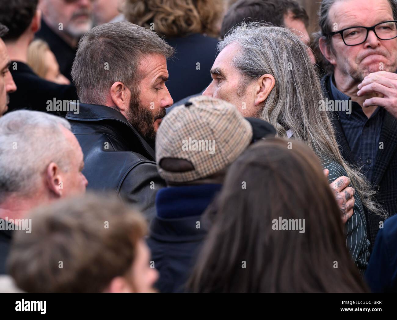 Manchester, UK. December 22nd, 2025. David Beckham and Ian Brown a the ...