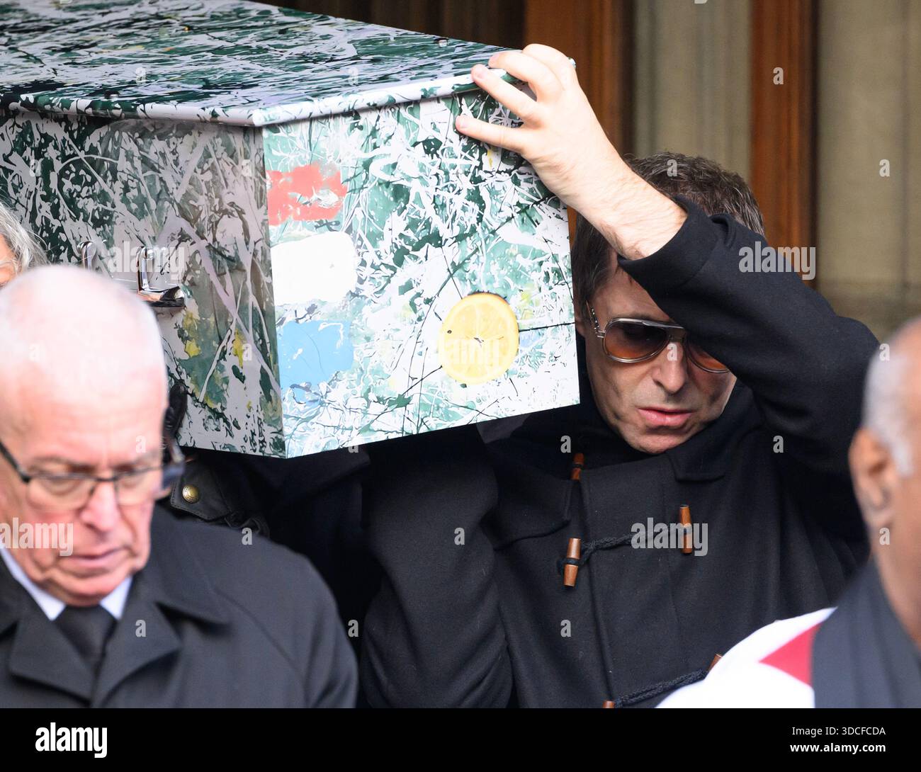 Manchester, UK. December 22nd, 2025. Liam Gallagher at the funeral of ...