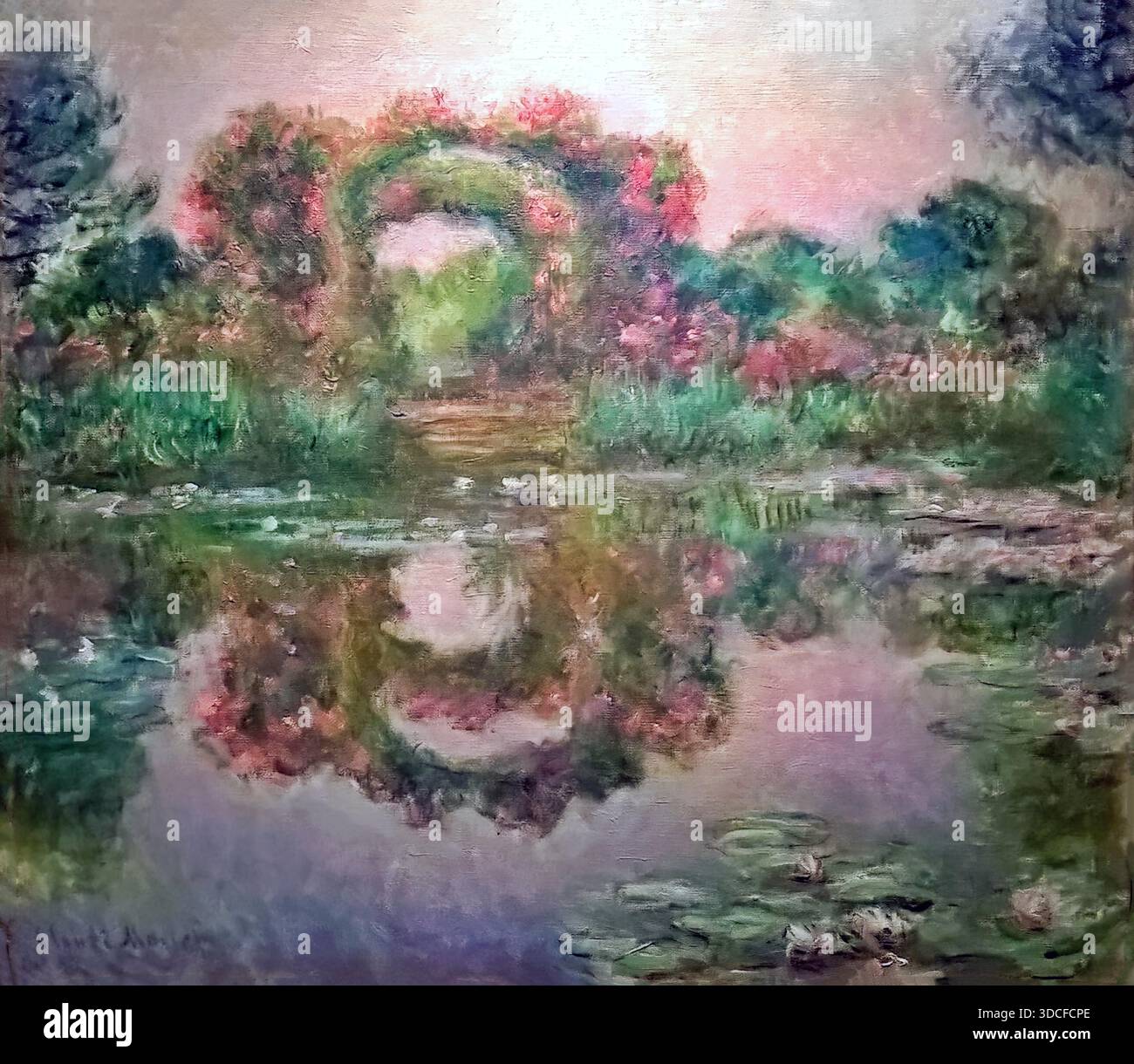 Claude Monet, Flowering Arches, Giverny, 1913, Iconic Impressionist oil ...