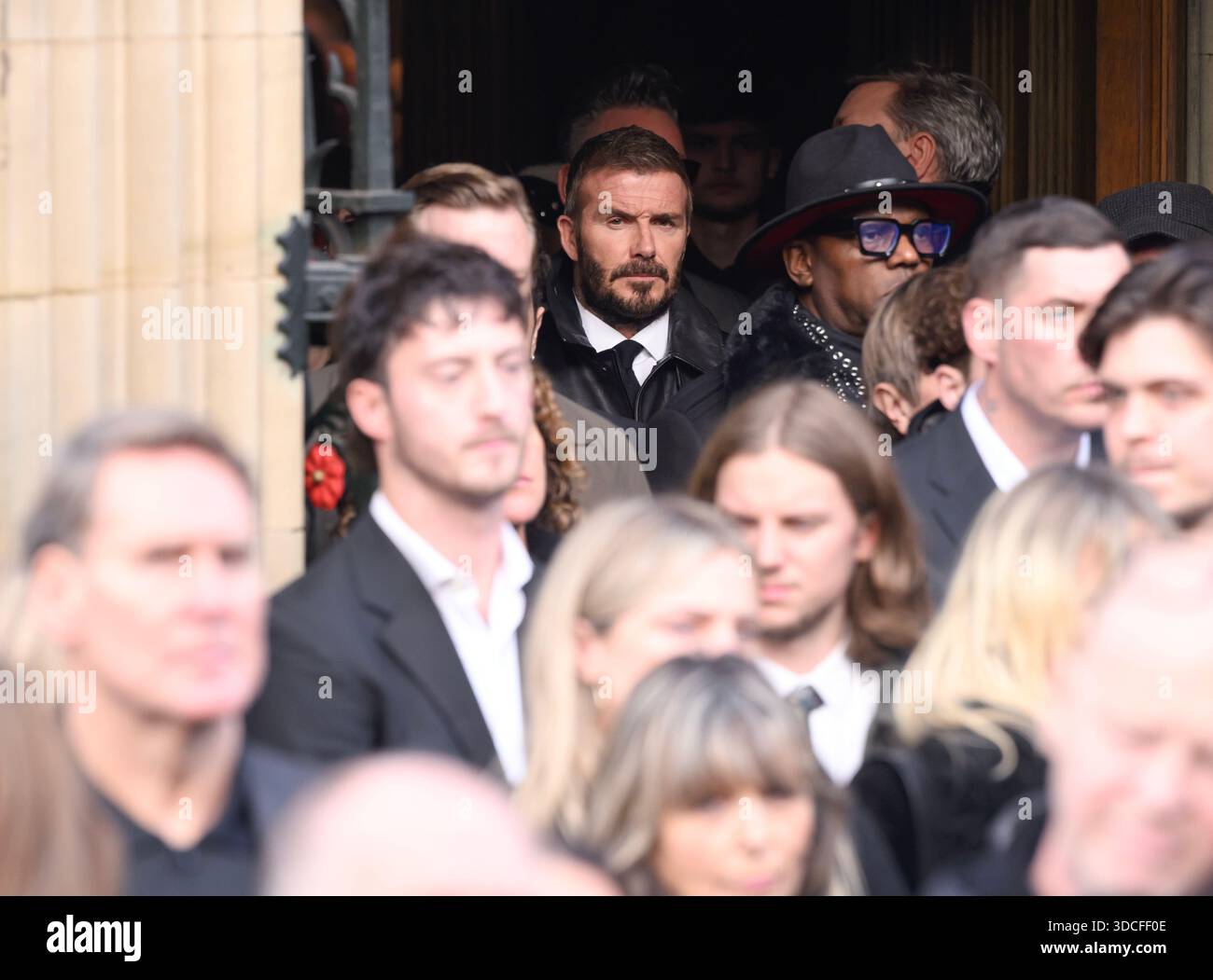Manchester, UK. December 22nd, 2025. David Beckham at the funeral of ...