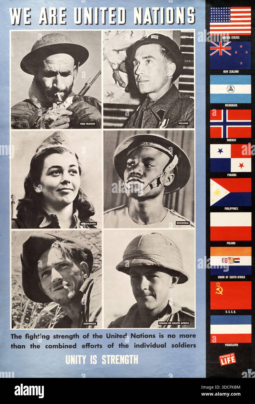 Wwii poster africa hi-res stock photography and images - Alamy