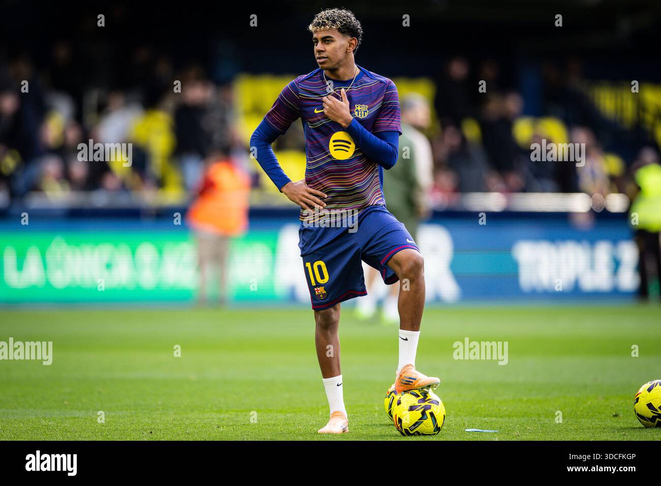 Lamine YAMAL of Barcelona during the Spanish championship LaLiga football match between ...