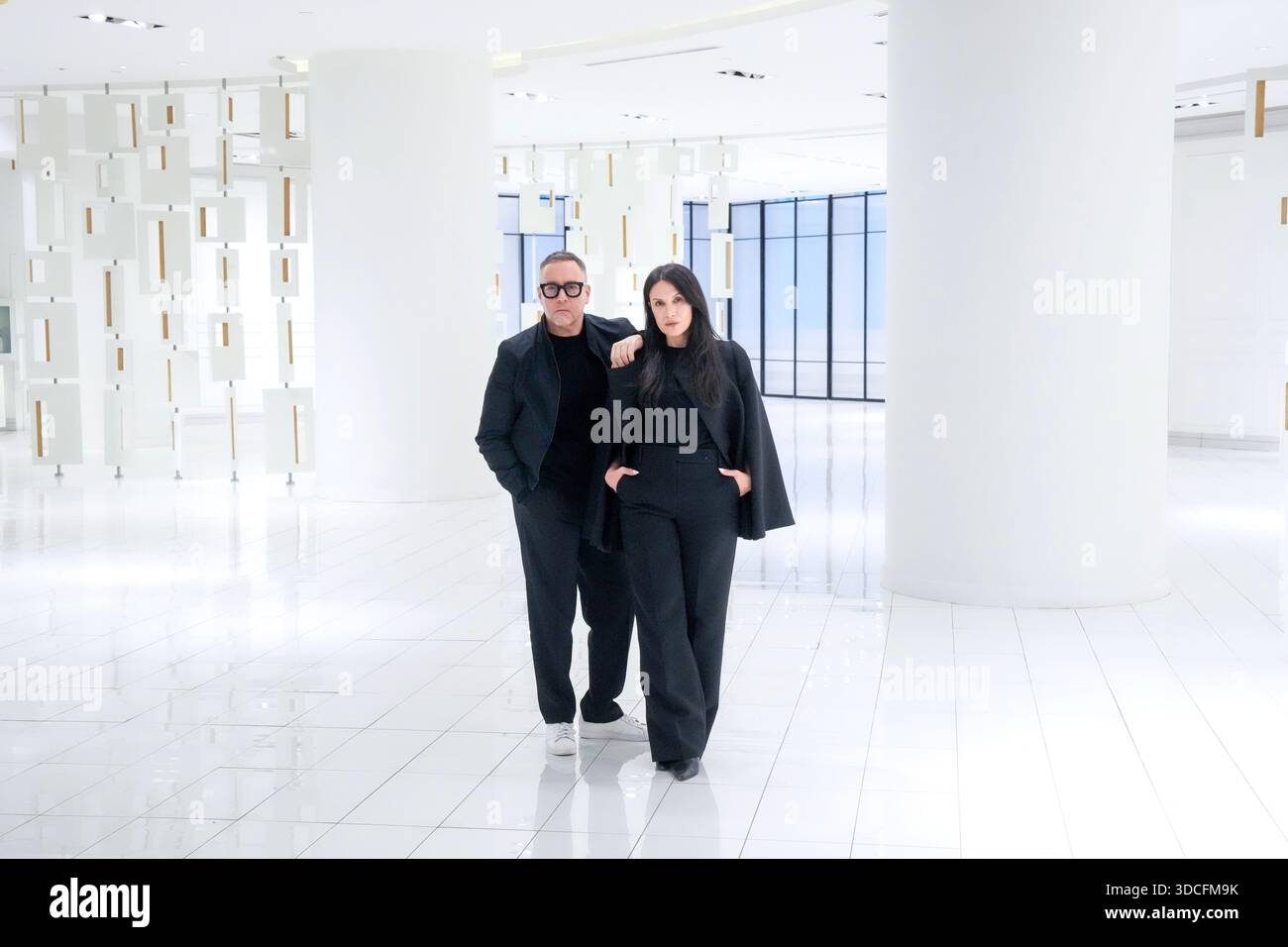 Nicholas Mellamphy, left, and Helen Krispis are photographed in the ...