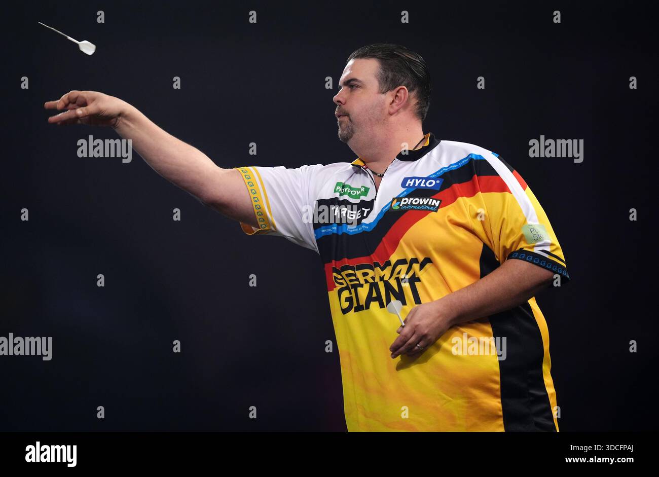 Germany's Gabriel Clemens during his match against Netherland's Wessel ...
