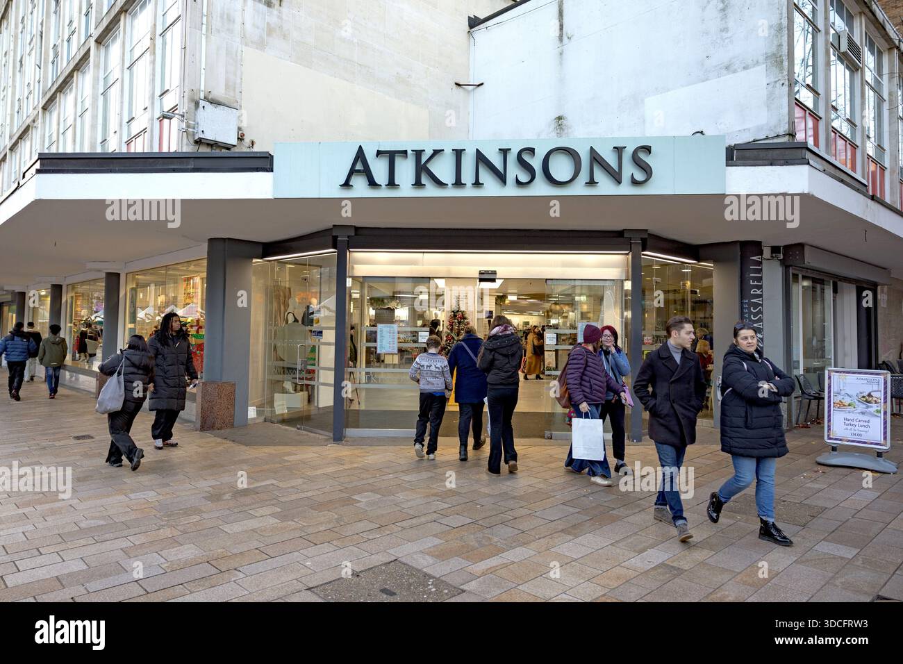 The Atkinsons department store in Sheffield during Christmas trading in ...