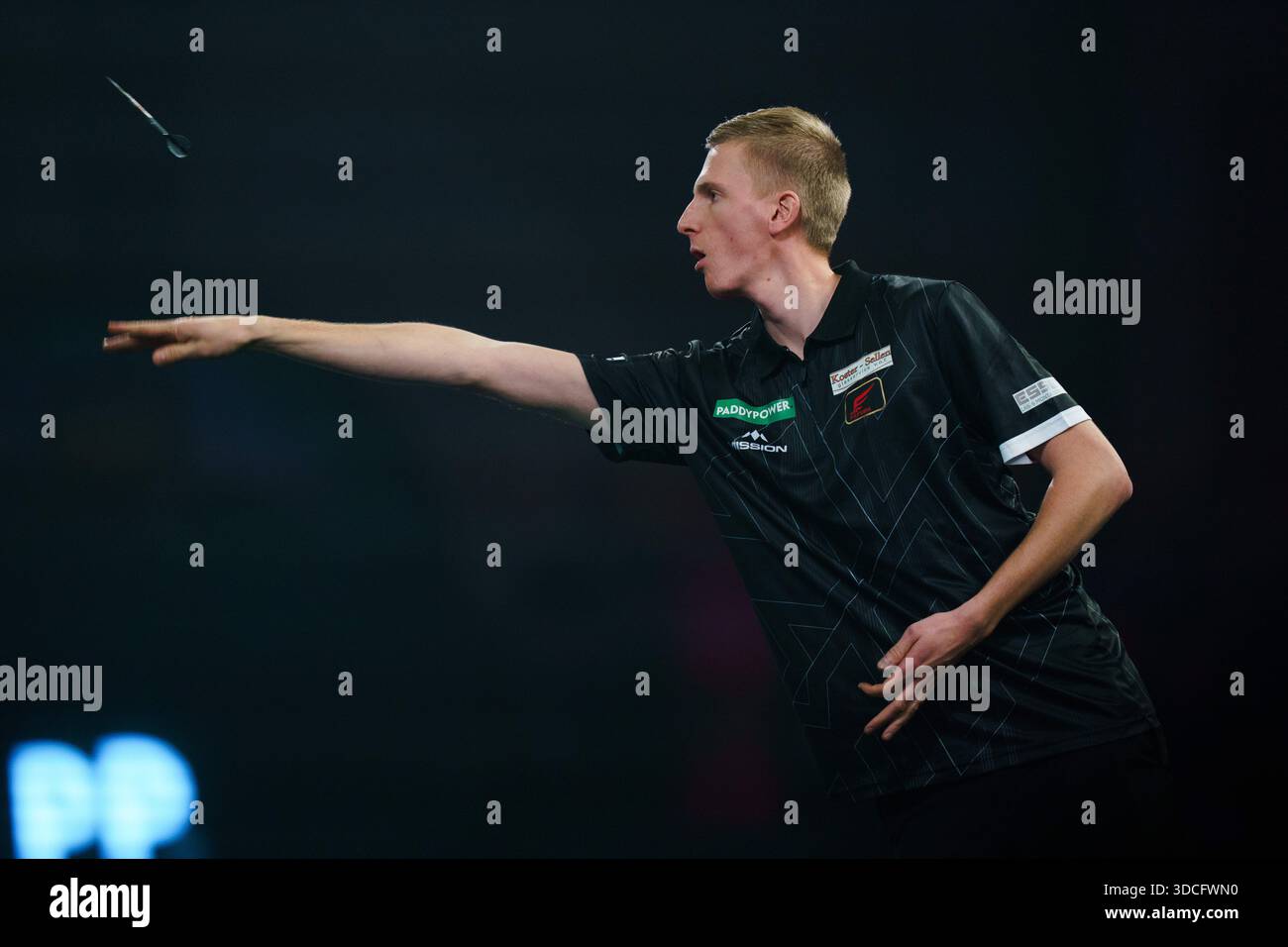 Wessel Nijman during the second round match between Wessel Nijman and ...