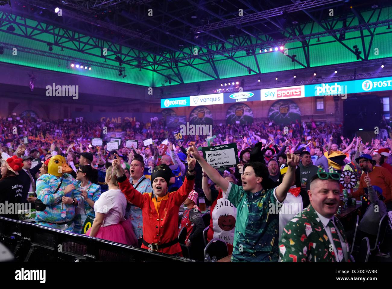 People in the crowd wearing fancy dress on day twelve of the Paddy ...