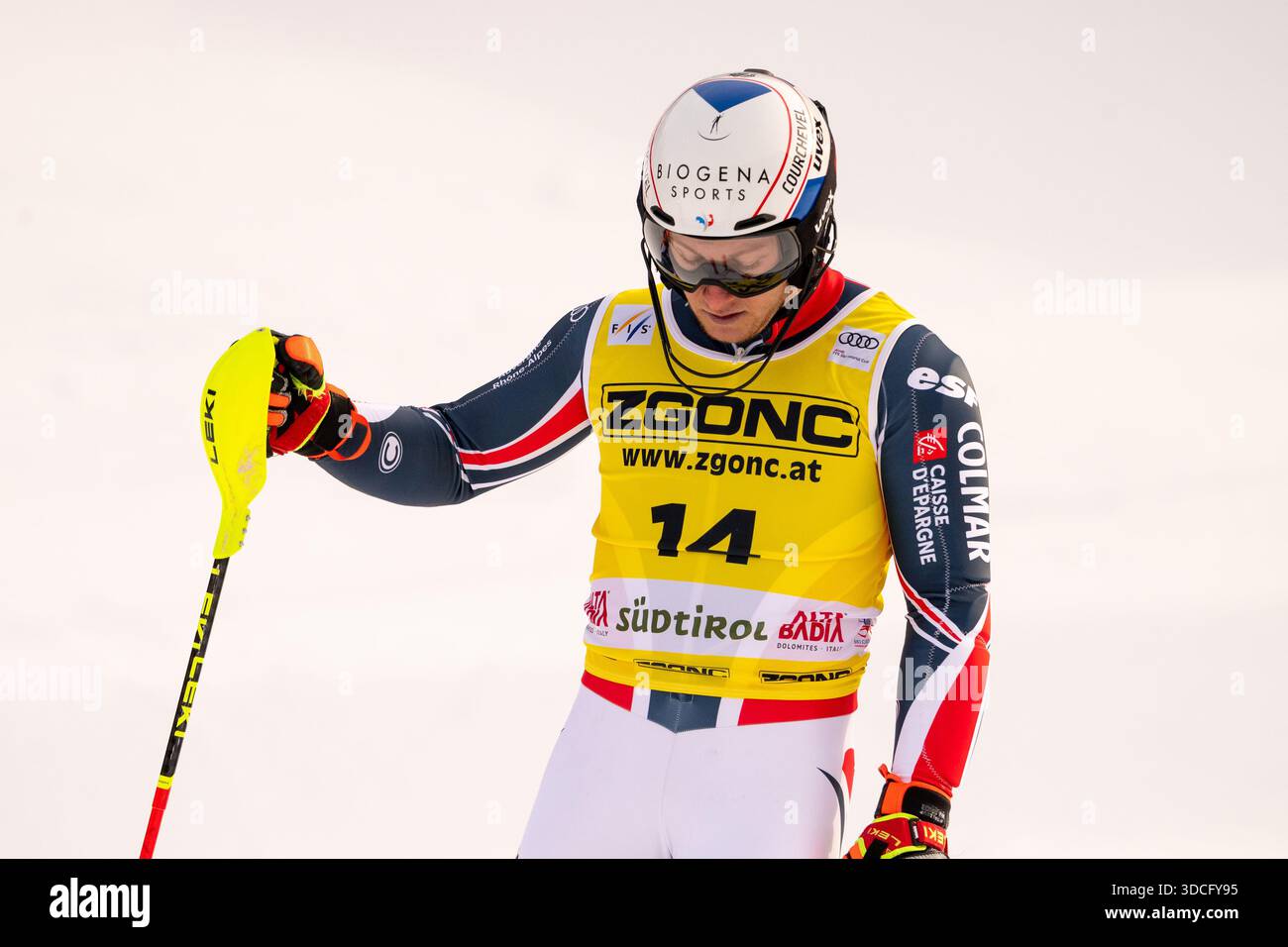 Steven Amiez (FRA) in the second round of slalom during 2026 Audi FIS ...