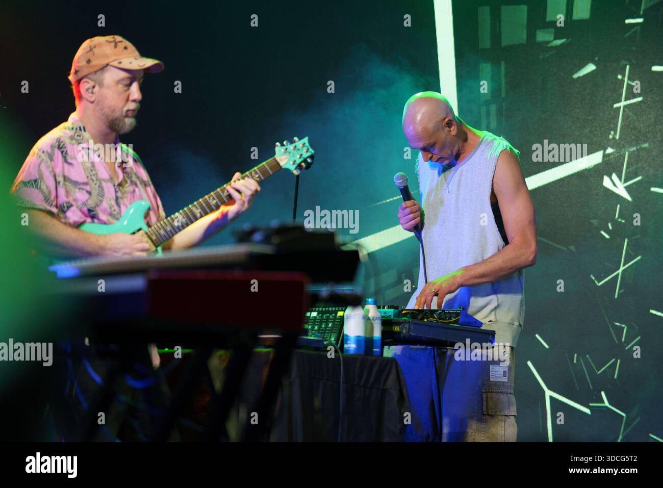 Aaron Dugan and Matisyahu perform in Miami Beach, Florida, on December ...