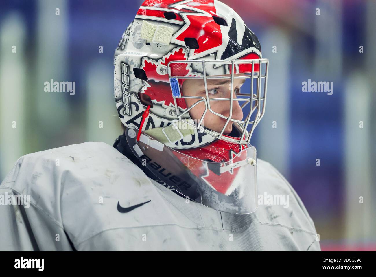 Carter George at Canada's training camp pratice in Niagara Falls, Ont ...