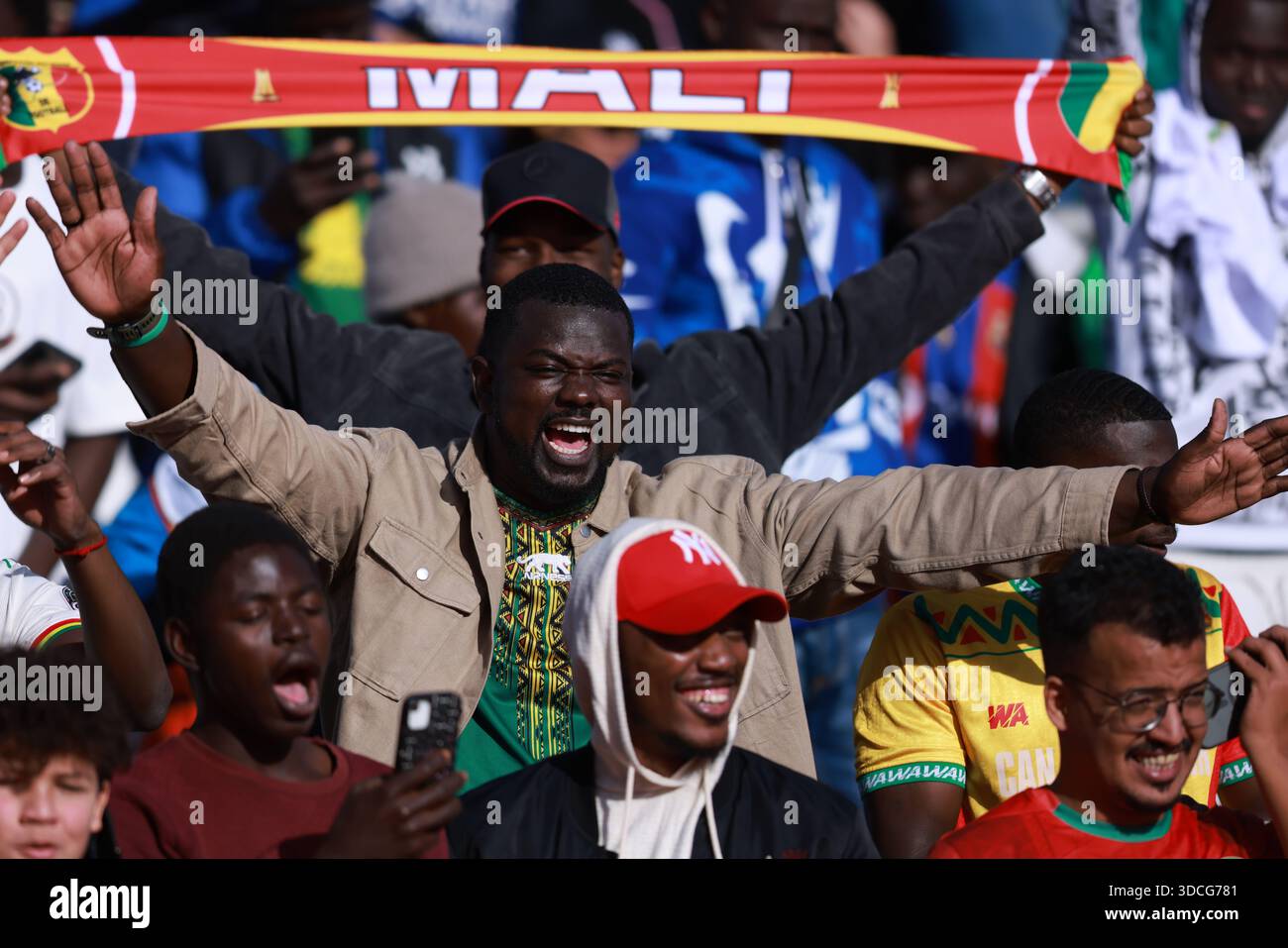 MOROCCO, CASABLANCA- 22 December 2025 - Fans of Mali during the Africa ...