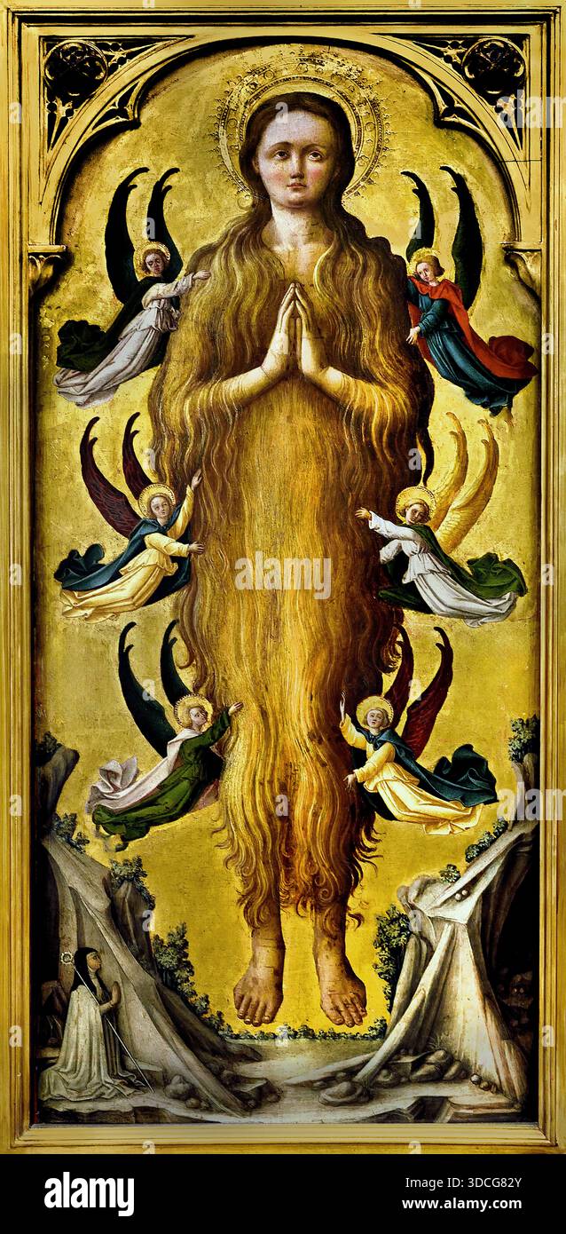 St. Mary Magdalene was raised by angels by Anonio Vivarini 1418 - 1484 ...