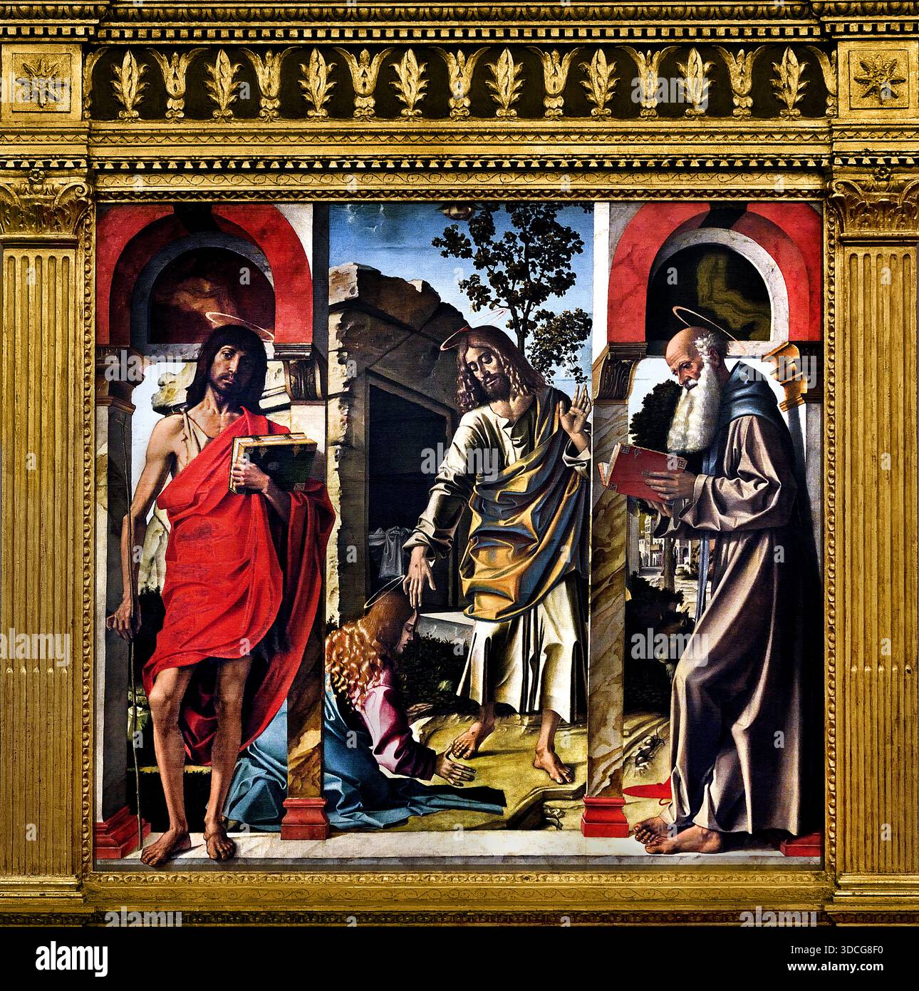 The Risen Christ with Mary Magdalene and Saint John the Baptist and ...