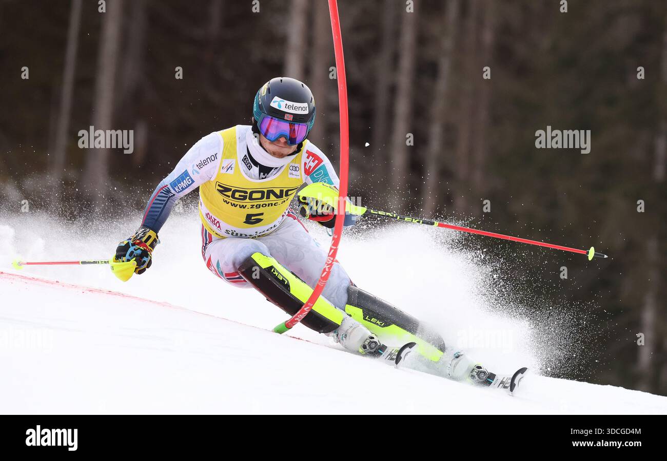 FIS Ski World Cup 2024-2025 - Men's World Cup Slalom Alta Badia 22/12 ...