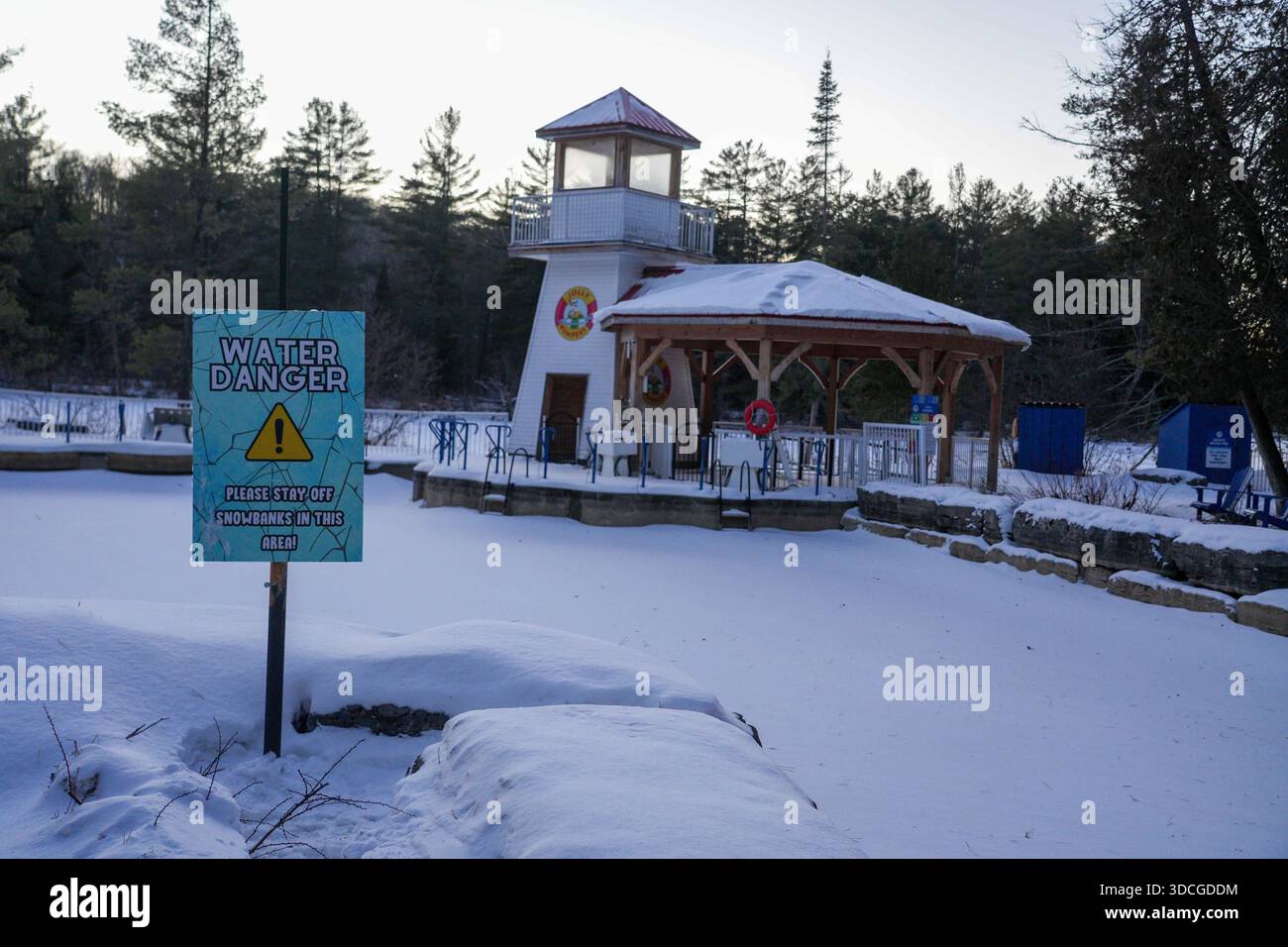 A general view showing the Christmas Santa’s Village in Muskoka on ...