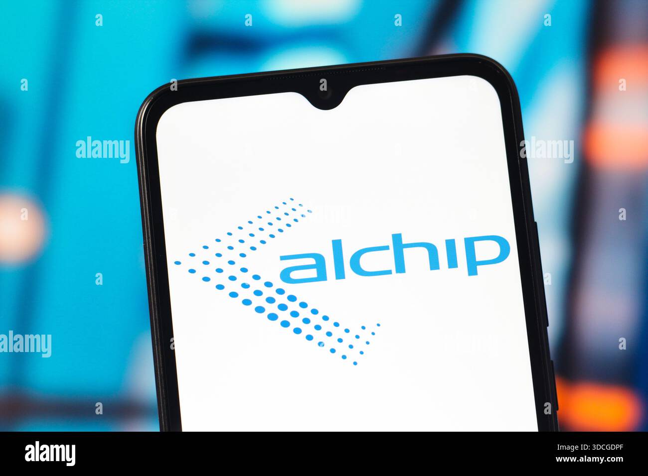 In this photo illustration, the Alchip Technologies logo is seen ...