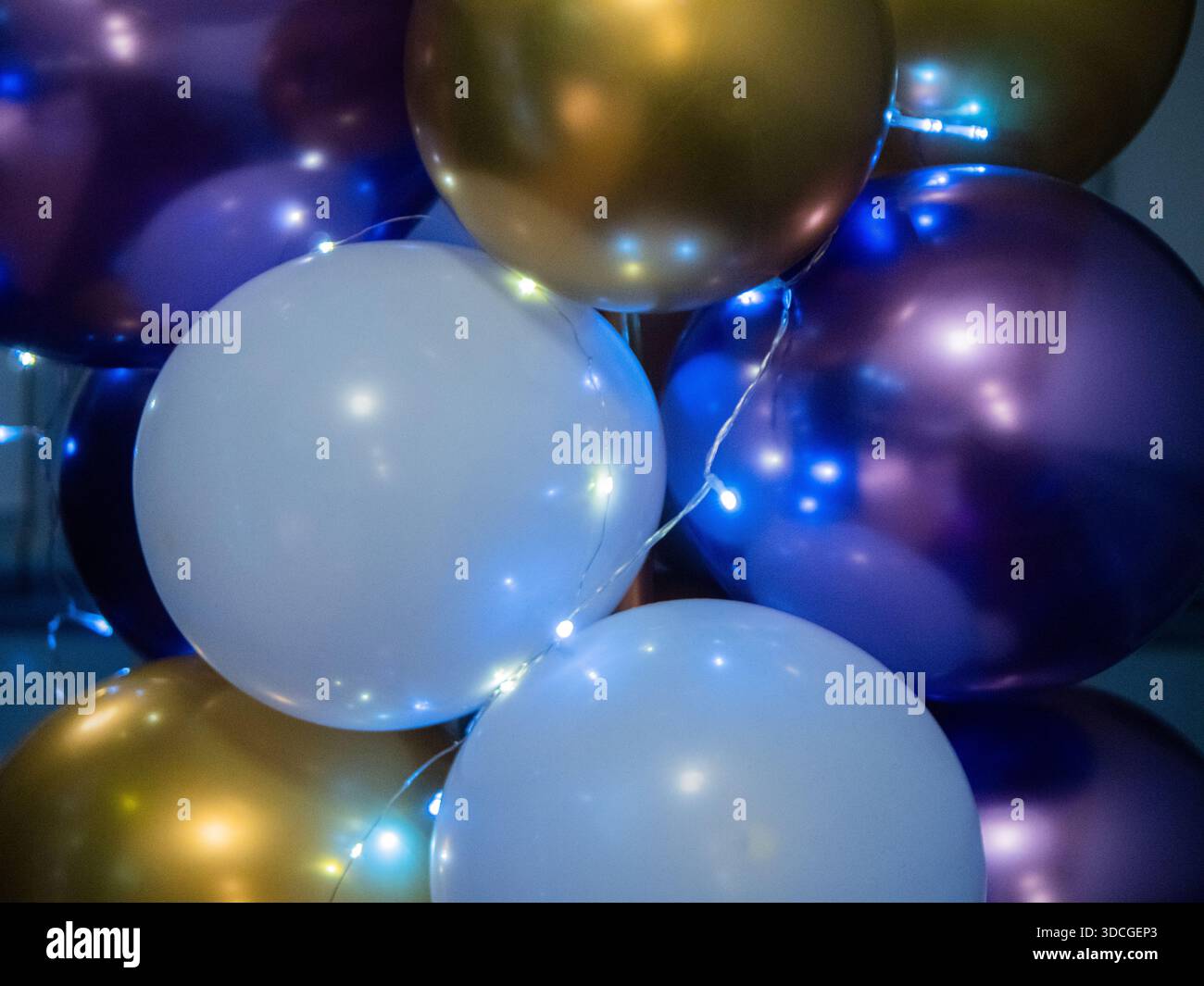 Lights balloons hi-res stock photography and images - Alamy
