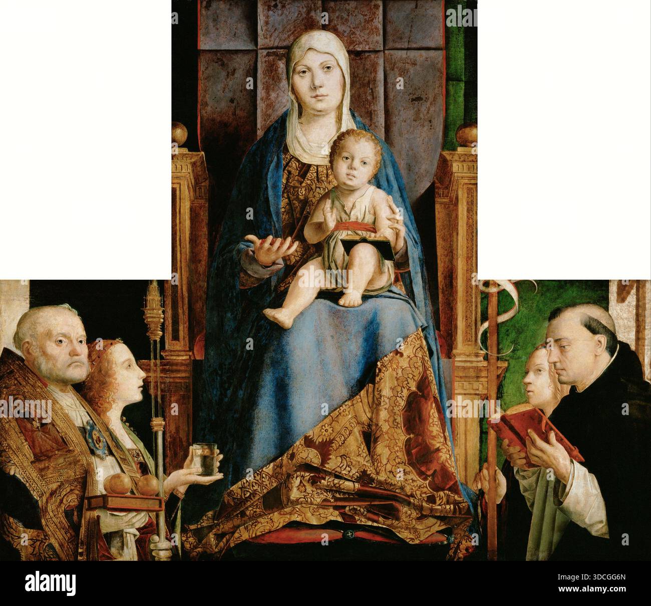 Madonna with Saints Nicholas of Bari, Lucia, Ursula, and Dominic, by ...