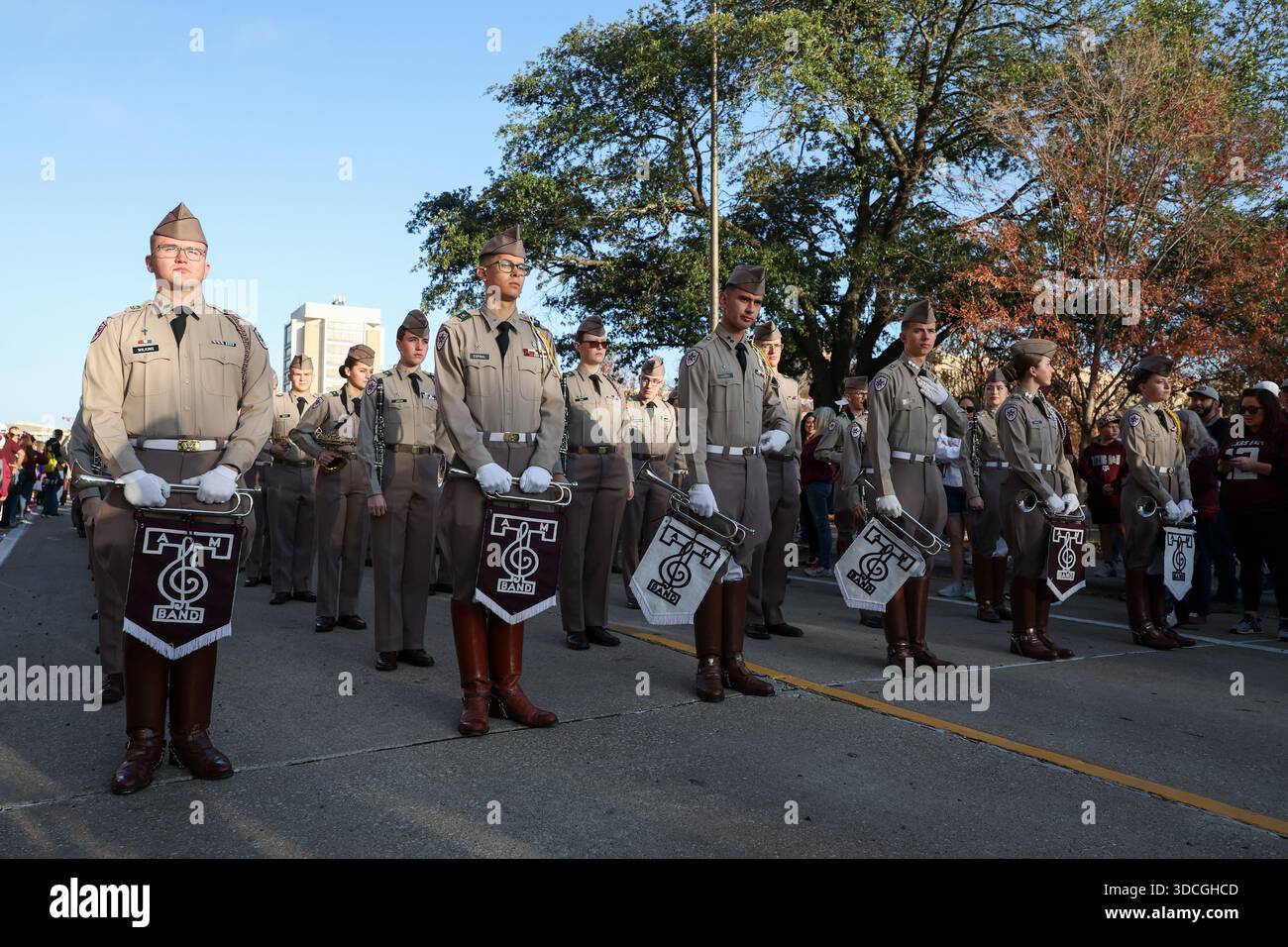 COLLEGE STATION, TX - DECEMBER 20: Members of the Fightin' Texas Aggie ...
