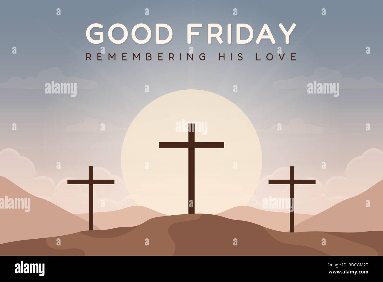 Good friday religious banner Stock Vector Images - Alamy