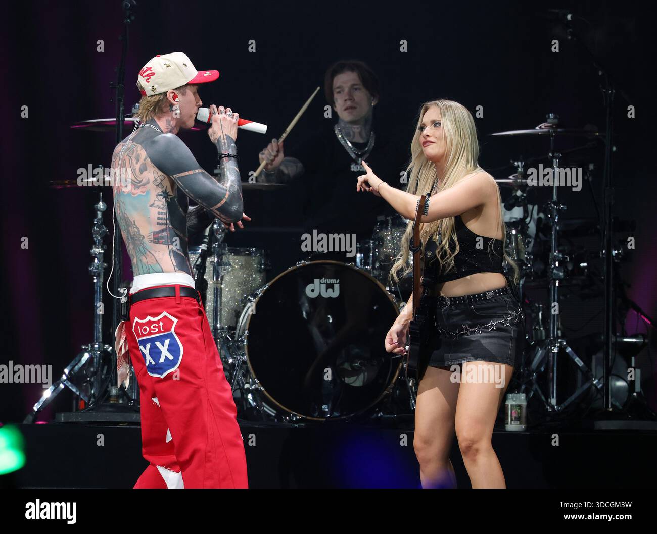 MIAMI, FLORIDA - DECEMBER 20: MIchine Gun Kelly, MGK performs during ...