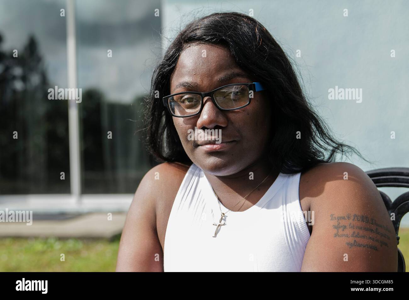 Jade Grant poses for a portrait, Dec 18, 2025, in Orlando, Fla. (AP ...
