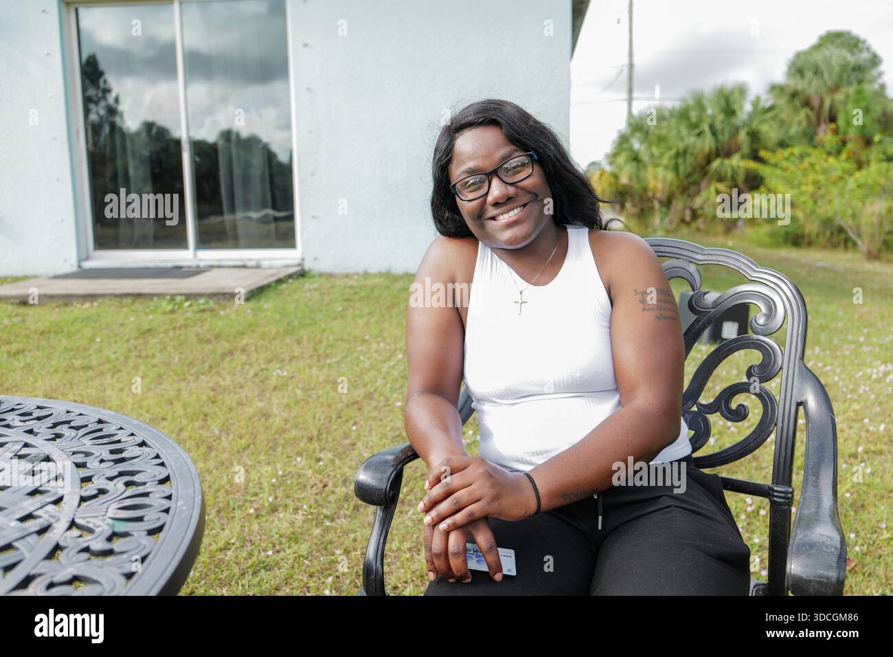 Jade Grant poses for a portrait, Dec 18, 2025, in Orlando, Fla. (AP ...