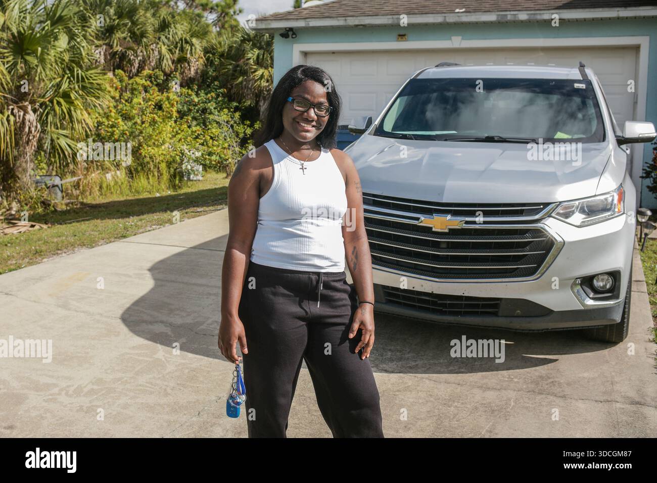 Jade Grant poses for a portrait, Dec 18, 2025, in Orlando, Fla. (AP ...