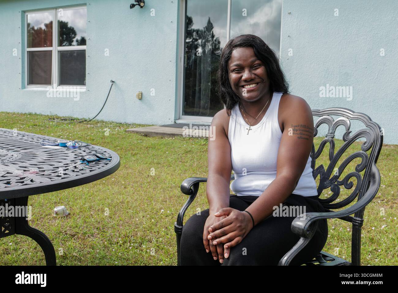 Jade Grant poses for a portrait, Dec 18, 2025, in Orlando, Fla. (AP ...