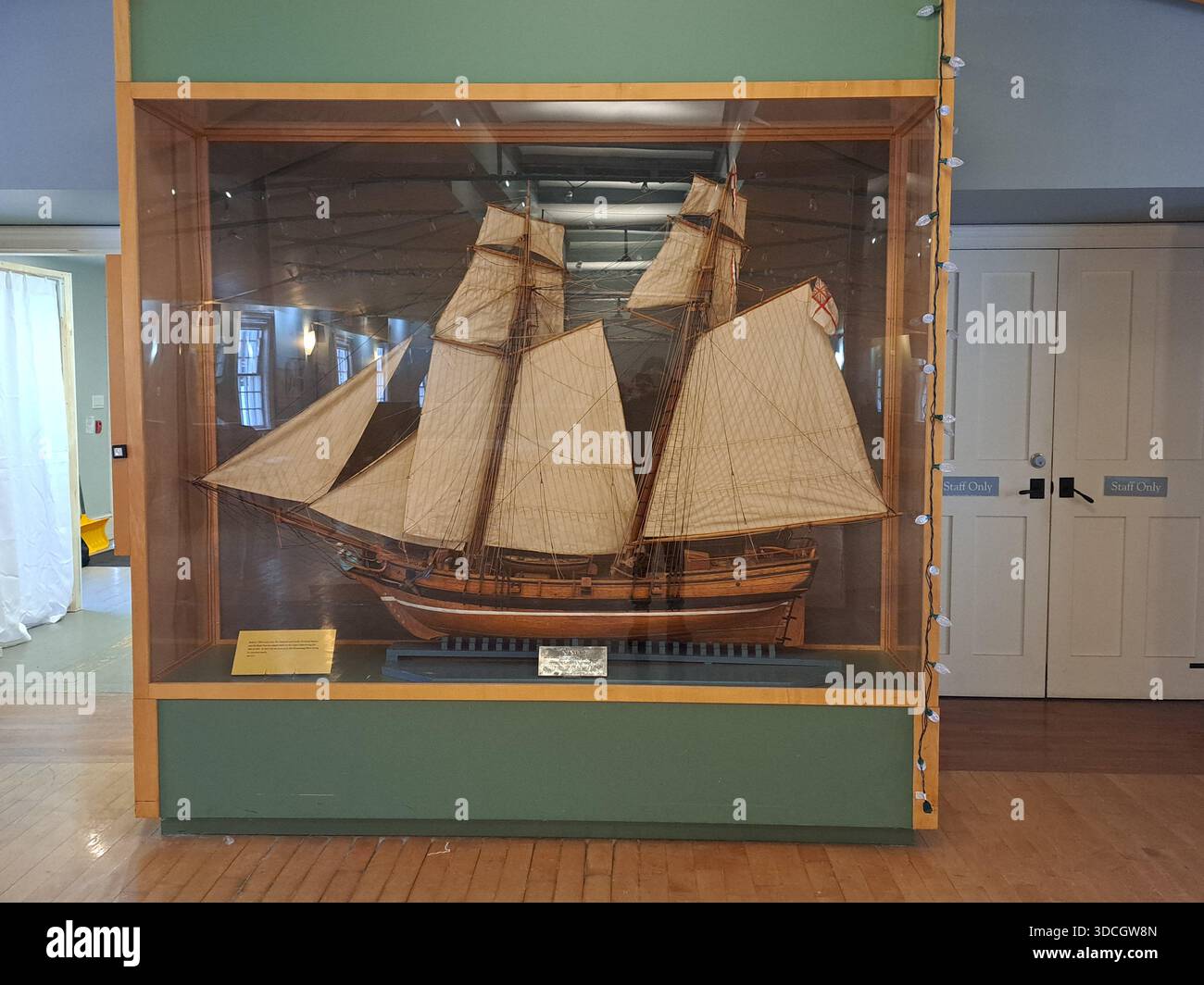 Model of HMS Nancy in the officers' blue barracks at Fort York National ...