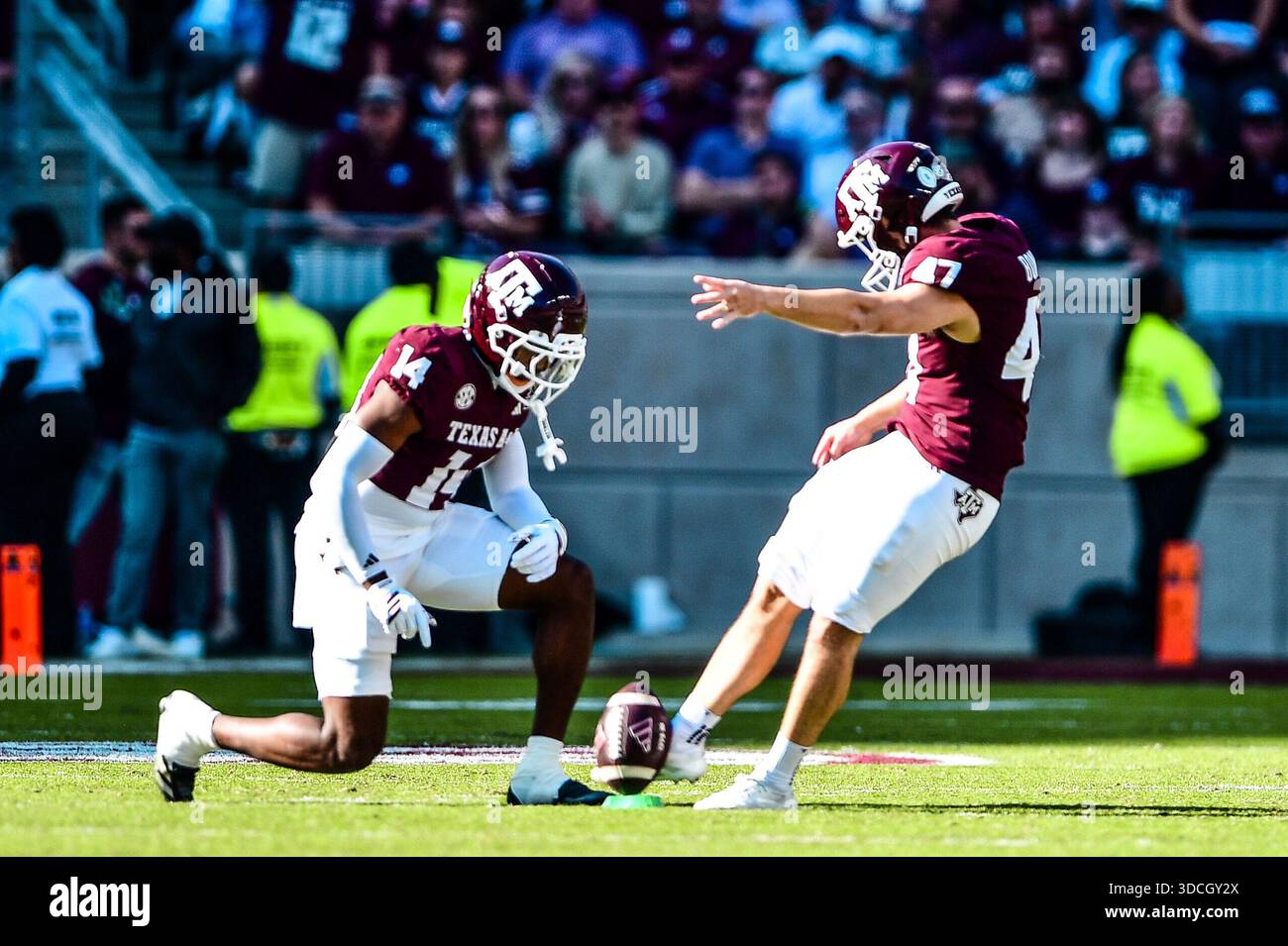 December 20, 2025, College Station, Texas, USA: Texas A&M Aggie kicker ...
