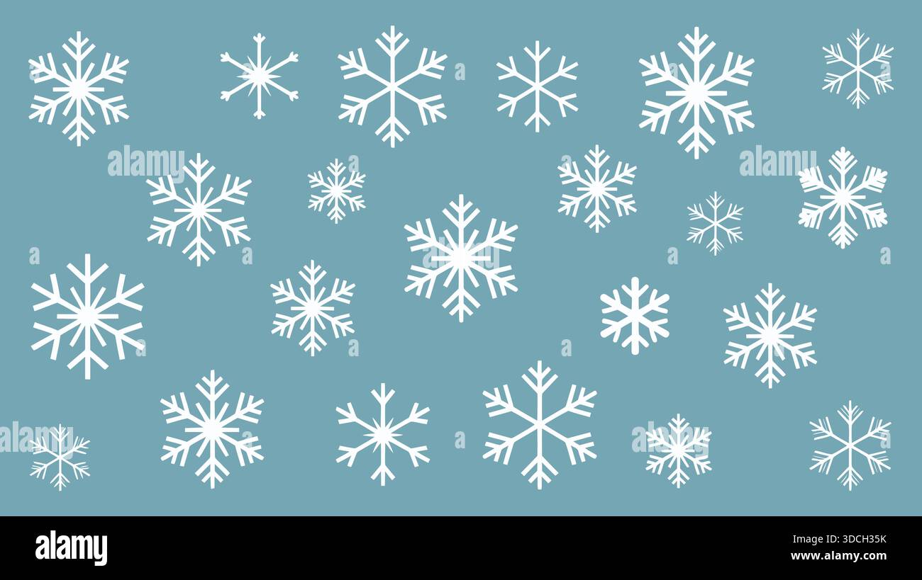 Snowflakes ice crystals on Stock Vector Images - Alamy