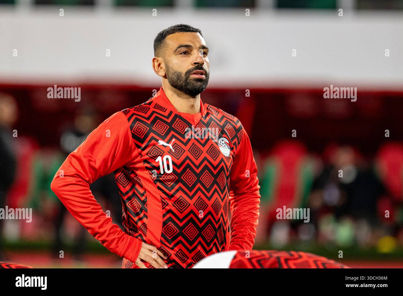 Mohamed Salah of Egypt looks on during the Africa Cup of Nations (CAN ...