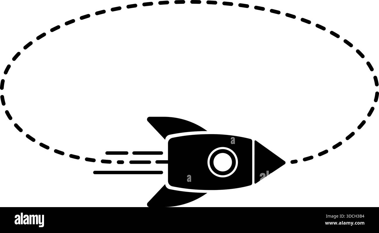 Circular oval graphic line hi-res stock photography and images - Alamy