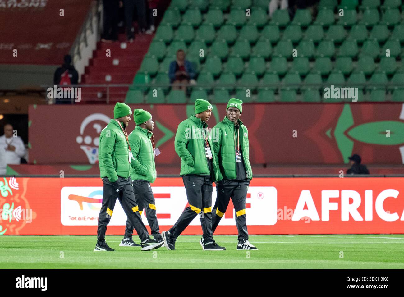 Zimbabwean players prior the Africa Cup of Nations (CAN) 2025 Group B ...