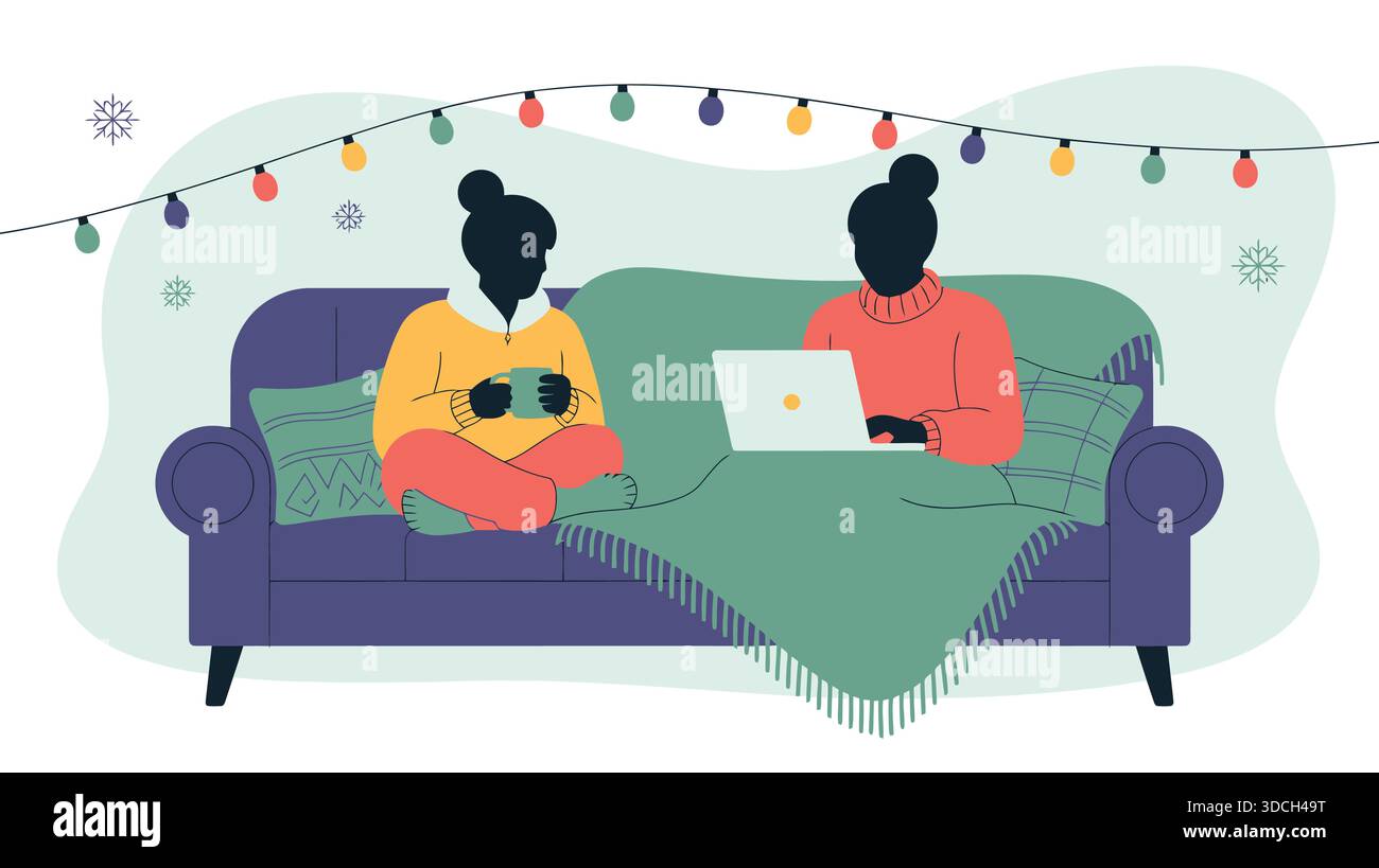 Evening friends Cut Out Stock Images & Pictures - Alamy