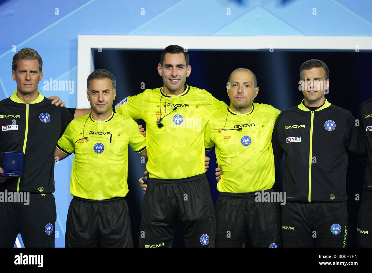 Referee Andrea Colombo during the EA Sports FC italian Supercup 2025 ...